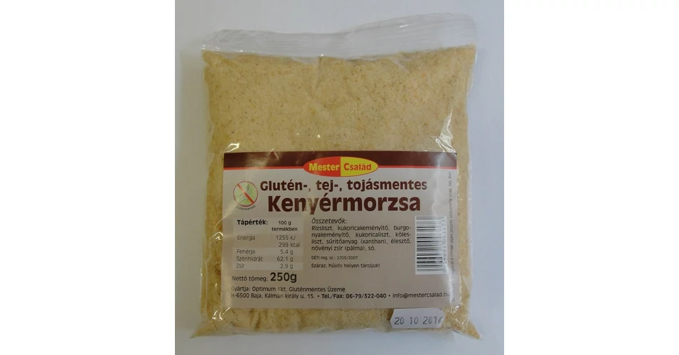 Kenyérmorzsa 250g - Mester Család - Paleozóna